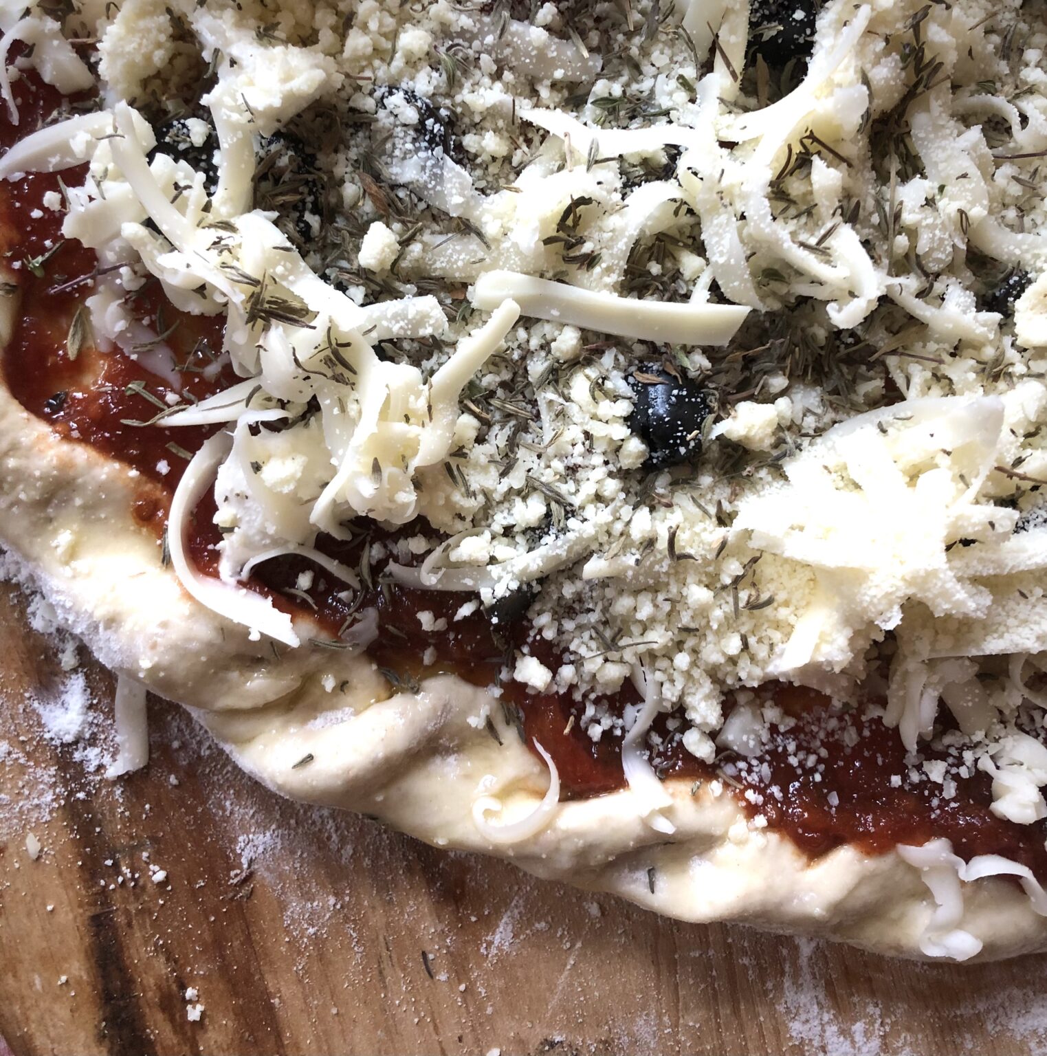 27-minute Pizza from Scratch . . ready . . set . . go ...