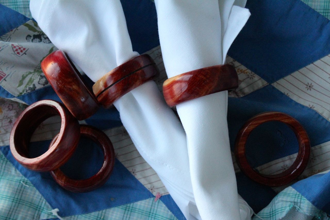 Handmade Napkin Rings in my Shop, and Free Personalization Promo ...